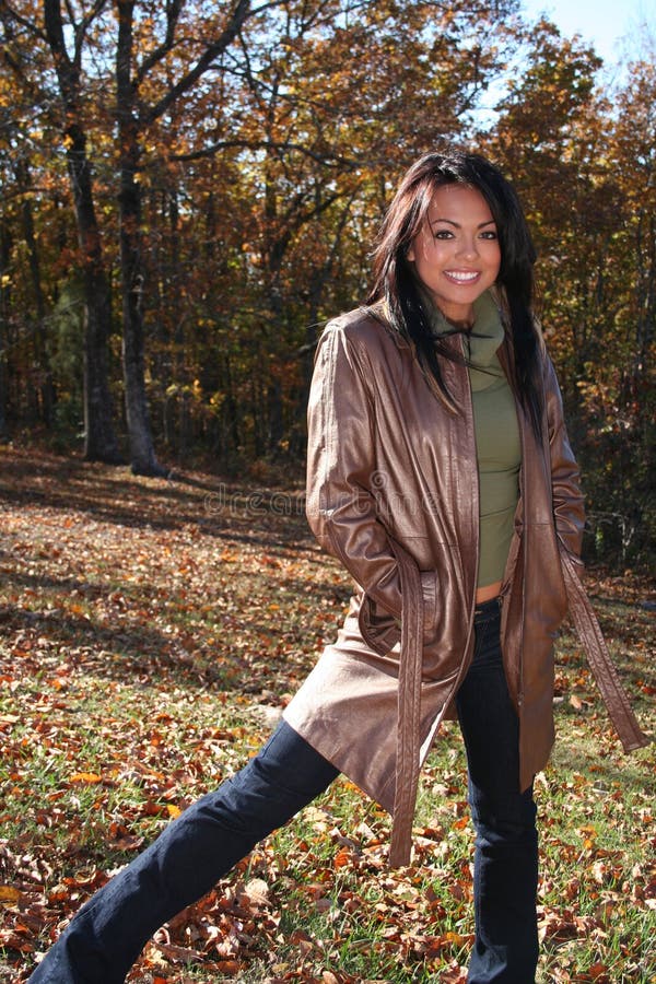 Woman in fall stock photo. Image of caucasian, fashion - 4739548