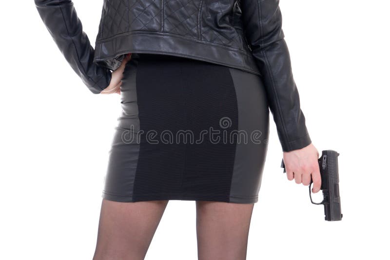 Woman Holding Gun Back View Photos - Free & Royalty-Free Stock Photos ...