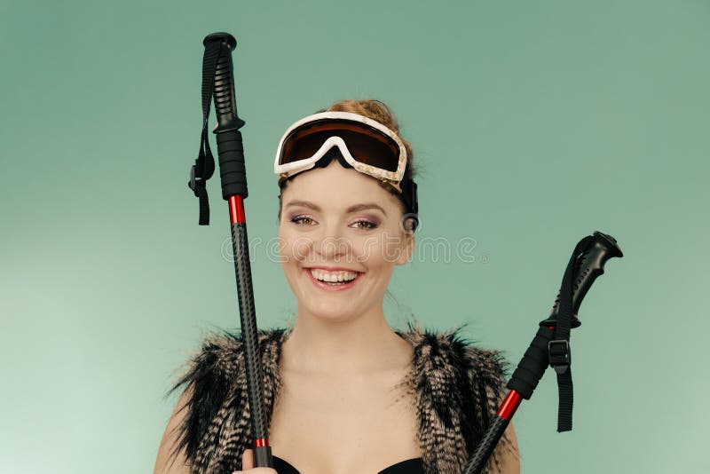 Woman holding ski poles stock photo. Image of blue, sporty - 94696710 Woman holding ski poles stock photo. Image of blue, sporty - 94696710