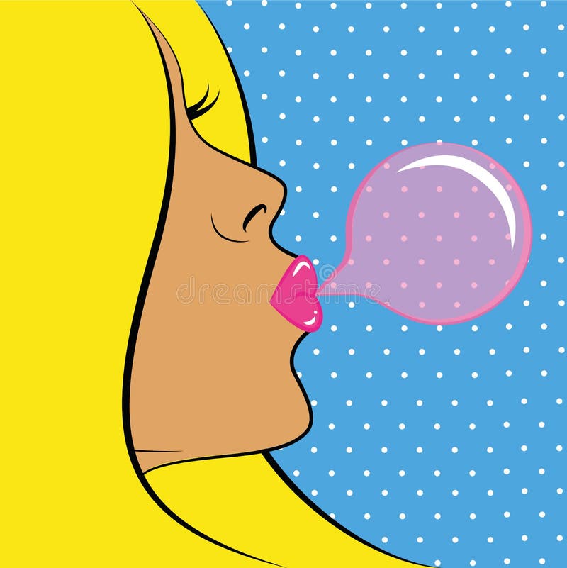 Bubble Gum Pop Stock Illustrations 519 Bubble Gum Pop Stock