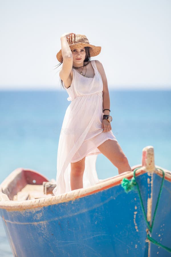 Young Girl Posing at the Beach Near the Sea Stock Photo - Image of face ... Young Girl Posing at the Beach Near the Sea Stock Photo - Image of face ...