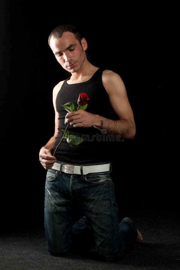 Muscular Male Torso Rose Stock Photos - Free & Royalty-Free Stock ...
