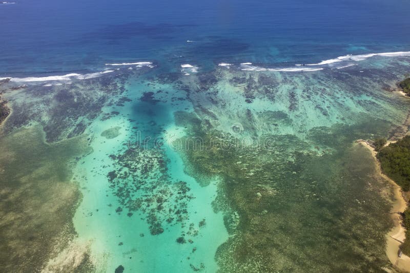 Seychelles - Aerial View of Seychelles Islands Stock Image - Image of travel, water: 365411287