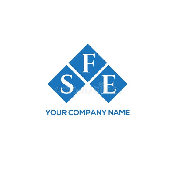 SFE Letter Logo Design on WHITE Background. SFE Creative Initials ...