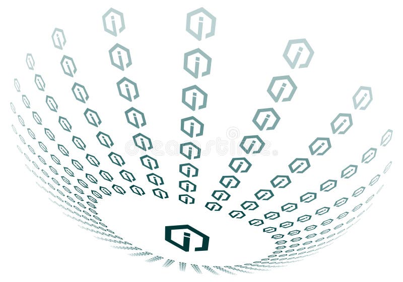 Icona informativa sfera illustrazione vettoriale. Illustrazione di ...