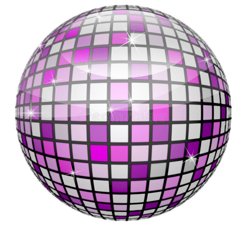 Sfera Colorata Della Discoteca Illustrazione Vettoriale - Illustrazione ...