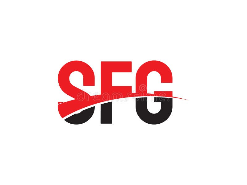 SFG Letter Initial Logo Design Vector Illustration Stock Vector ...