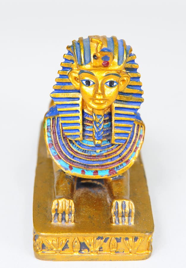 Sfinks Figurka - Kamienna Pamiątka Zdjęcie Stock - Image of kultura ...