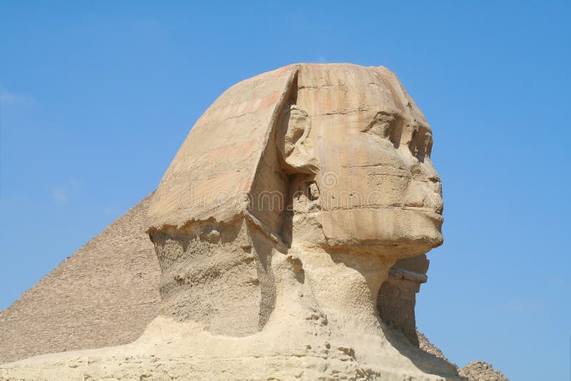 Sphinx stock afbeelding. Image of archeologie, graf, woestijn - 3554511