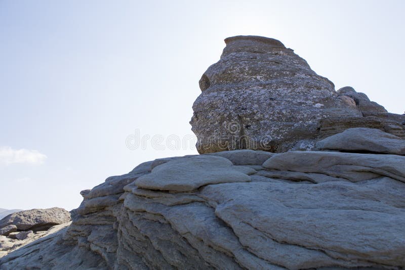 Romanian sfinx stock image. Image of landmark, gray, jagged - 17522053