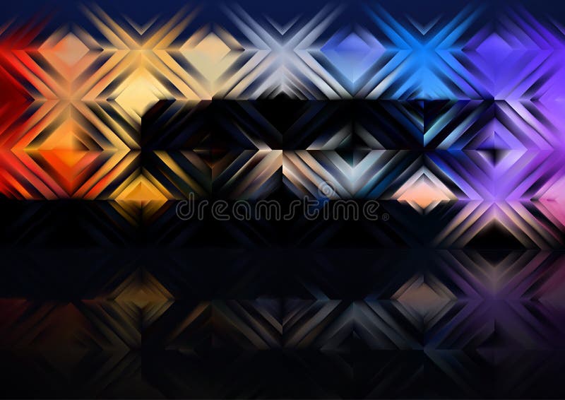 Sfondo PowerPoint a Colori Scuri Illustrazione Vettoriale ...