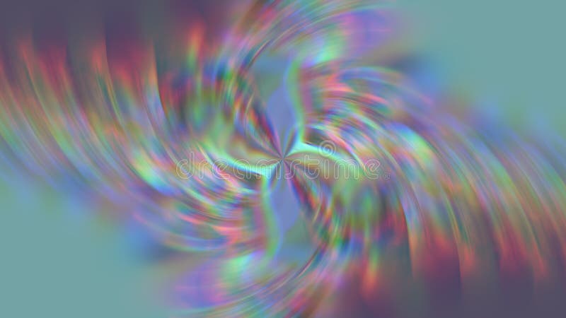 Sfondo Iridescente Verde Con Gradiente Di Arcobaleno Immagine Stock ...