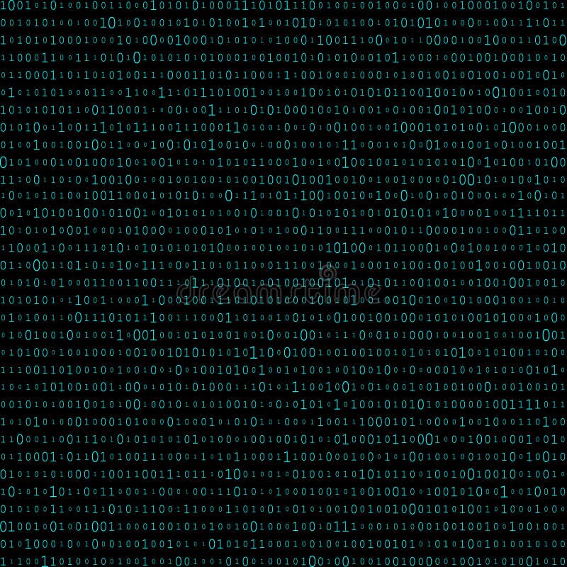 Sfondo Matrice Astratta Codice Computer Binario Codifica Concetto Di ...