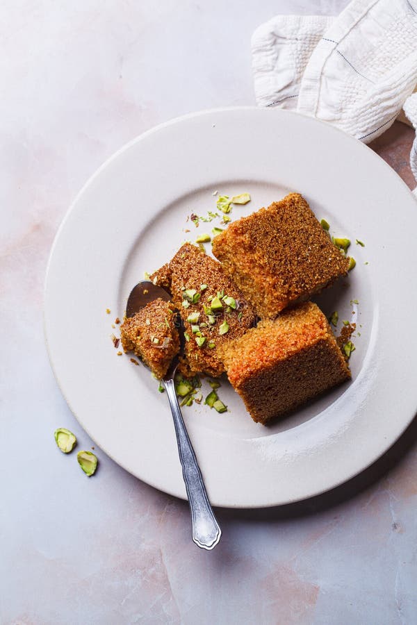 Sfouf - turmeric cake stock image. Image of square, food - 364137221