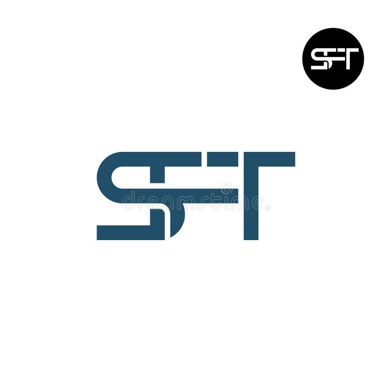 SFT Logo Letter Monogram Design Stock Vector - Illustration of names ...