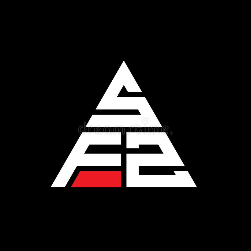 SFZ Triangle Letter Logo Design with Triangle Shape. SFZ Triangle Logo ...