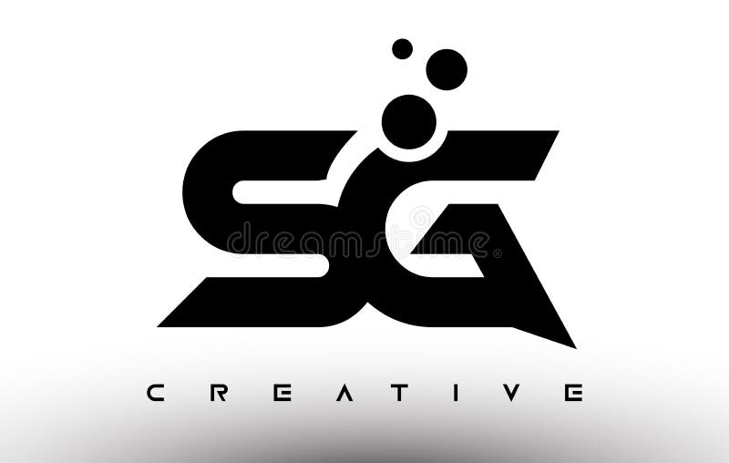 SG Elegant Letter Logo Design. SG Letter Icon with Creative Look Vector ...