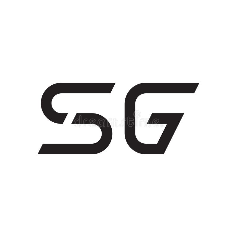 Sg Initial Letter Vector Logo Icon Stock Vector - Illustration of ...