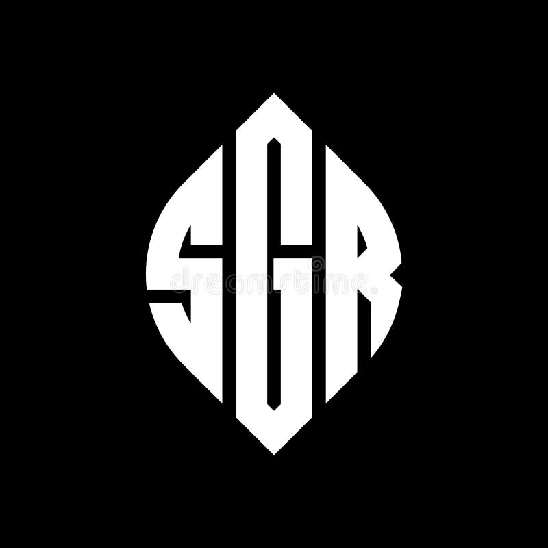 SGR Circle Letter Logo Design with Circle and Ellipse Shape. SGR ...