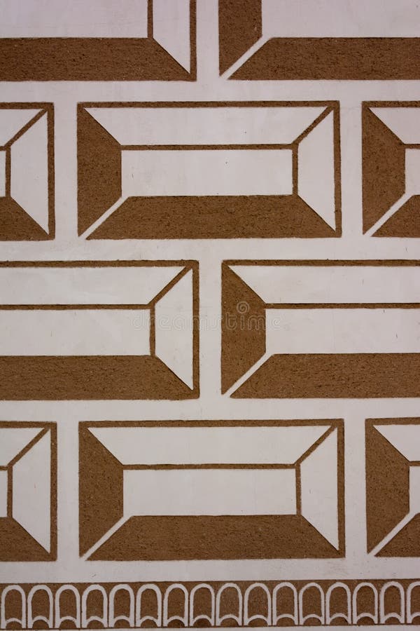 Sgraffito - Castle Breznice Stock Photo - Image of brown, graffiti ...