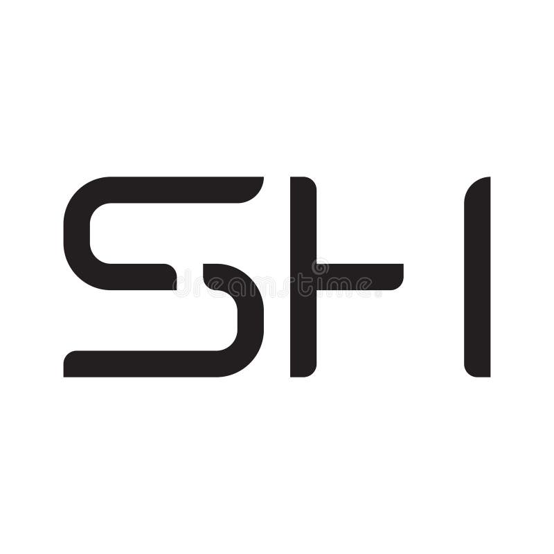 Sh Initial Letter Vector Logo Icon Stock Vector - Illustration of ...