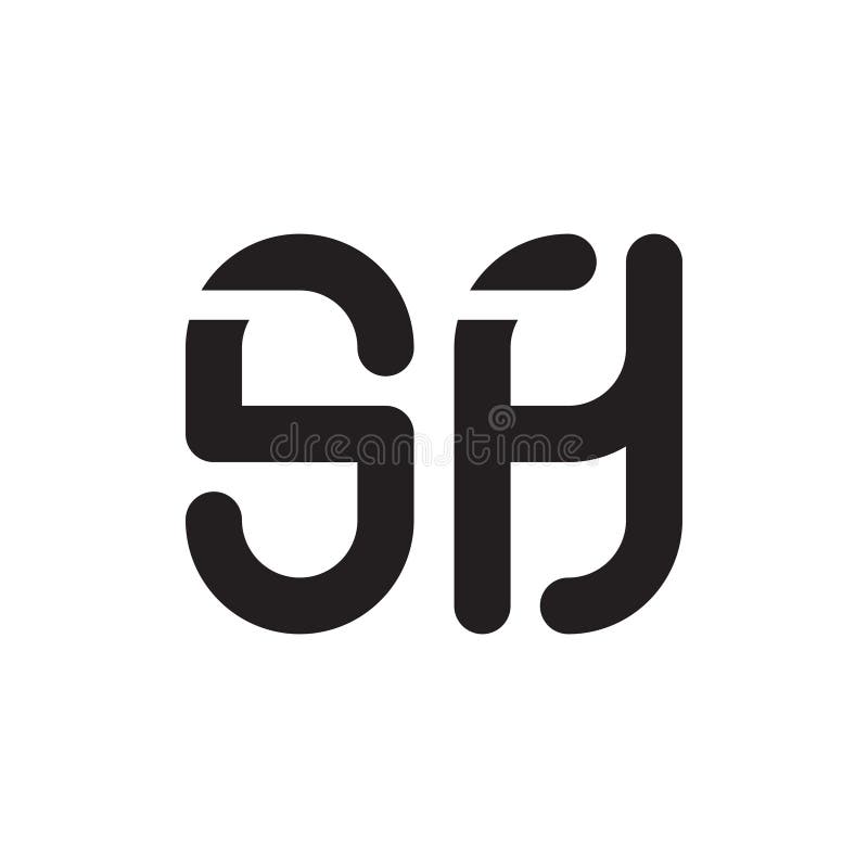 Sh Initial Letter Vector Logo Icon Stock Vector - Illustration of ...