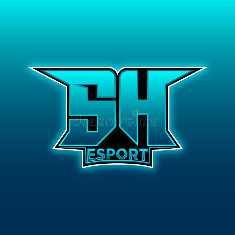 SH Initial Gaming Logo ESports Geometric Designs Stock Vector ... SH Initial Gaming Logo ESports Geometric Designs Stock Vector ...
