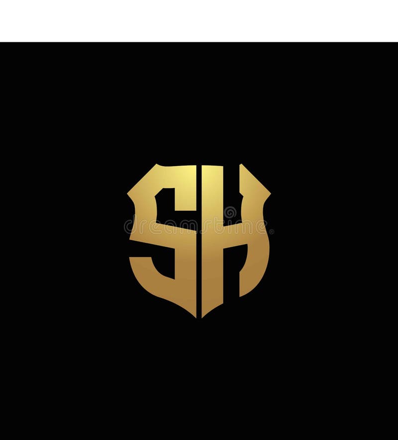 HS Or SH Monogram Logo. Vector Stock Vector - Illustration of ...