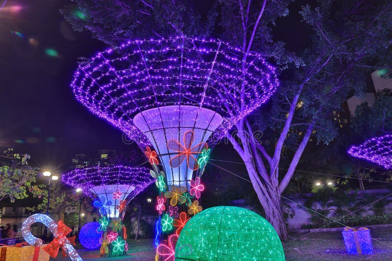 The Sha Tin Festive Lighting 2016 Editorial Stock Photo - Image of ...