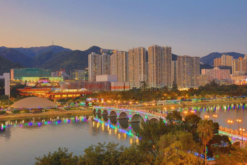 Sha Tin, Hong Kong stock photo. Image of design, rise - 63975868