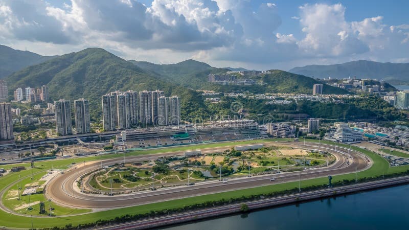 The Sha Tin Racecourse in the Hong Kong Editorial Image - Image of ...