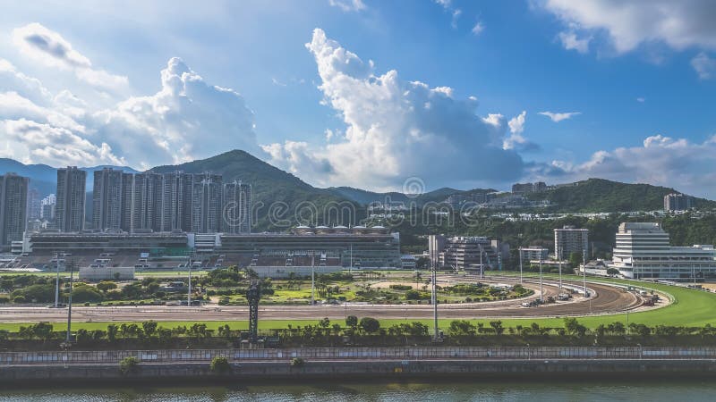 The Sha Tin Racecourse in the Hong Kong Editorial Stock Photo - Image ...