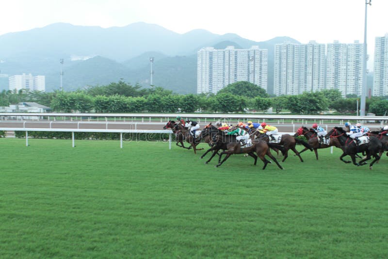 Sha Tin Racecourse, Located in Sha Tin in the New Territories. 11 July ...
