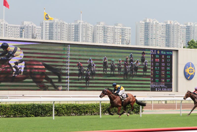 Sha Tin Racecourse, Located in Sha Tin in the New Territories. 11 July ...