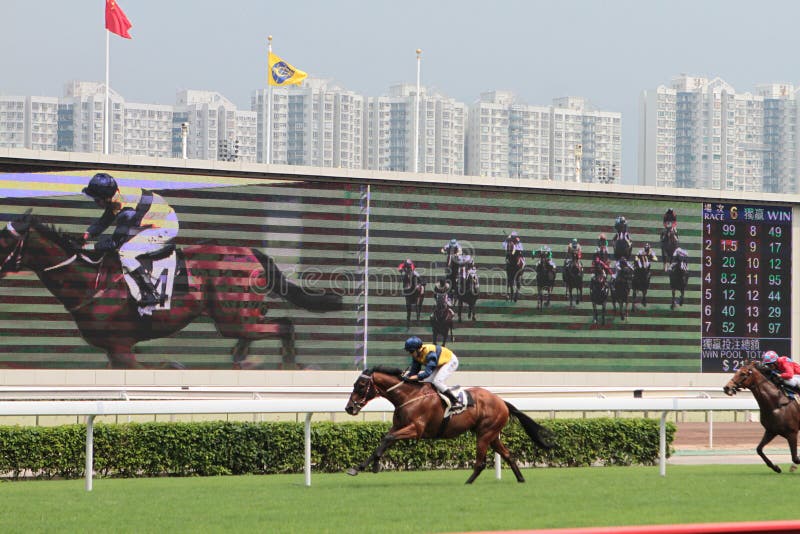 Sha Tin Racecourse, Located in Sha Tin in the New Territories. 11 July ...