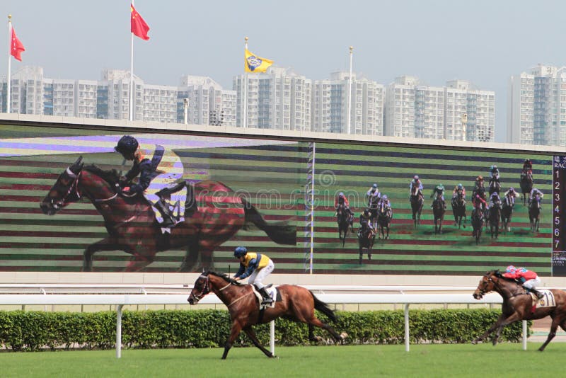 Sha Tin Racecourse, Located in Sha Tin in the New Territories. 11 July ...