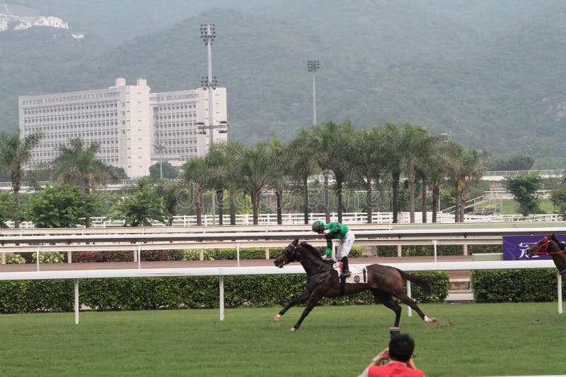 Sha Tin Racecourse, Located in Sha Tin in the New Territories. 11 July ...