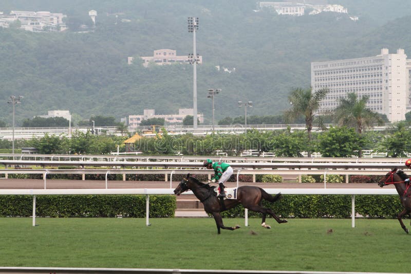 Sha Tin Racecourse, Located in Sha Tin in the New Territories. 11 July ...