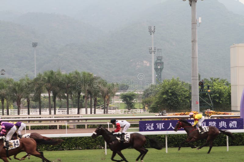 Sha Tin Racecourse, Located in Sha Tin in the New Territories. 11 July ...