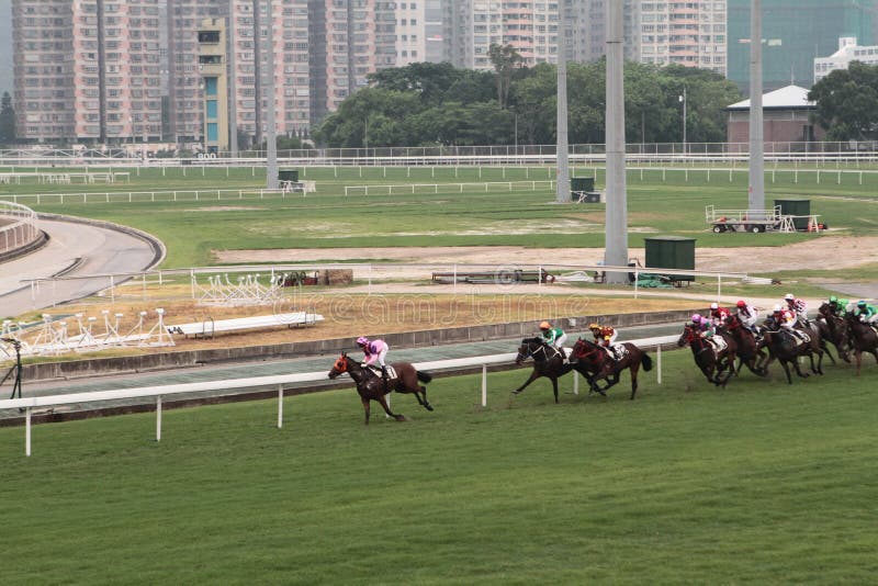 Sha Tin Racecourse, Located in Sha Tin in the New Territories. 11 July ...