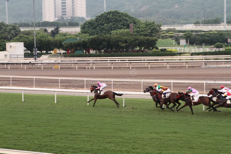 Sha Tin Racecourse, Located in Sha Tin in the New Territories. 11 July ...