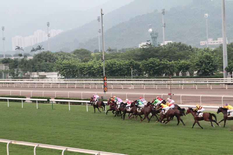 Sha Tin Racecourse, Located in Sha Tin in the New Territories. 11 July ...