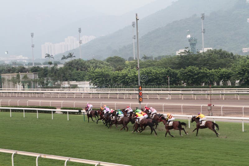 Sha Tin Racecourse, Located in Sha Tin in the New Territories. 11 July ...