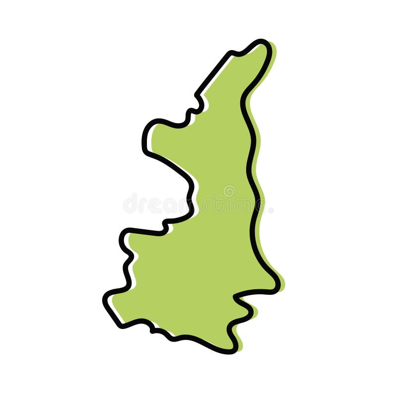 Shaanxi Region of China Vector Map Illustration Stock Photo - Image of ...