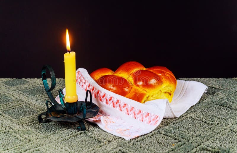 Shabbat Shalom - Ritual Judaico Tradicional Do Sabat Foto de Stock ...