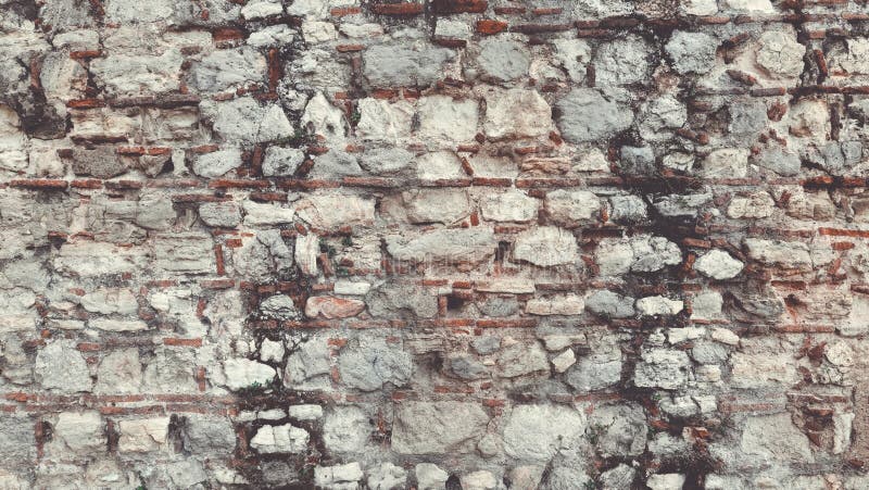Shabby Brick Wall Pattern Texture Abstract Indoor Grunge Surface. Messy ...