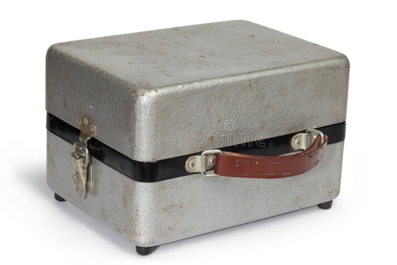 Shabby metal case stock photo. Image of 1960s, latch - 20248266