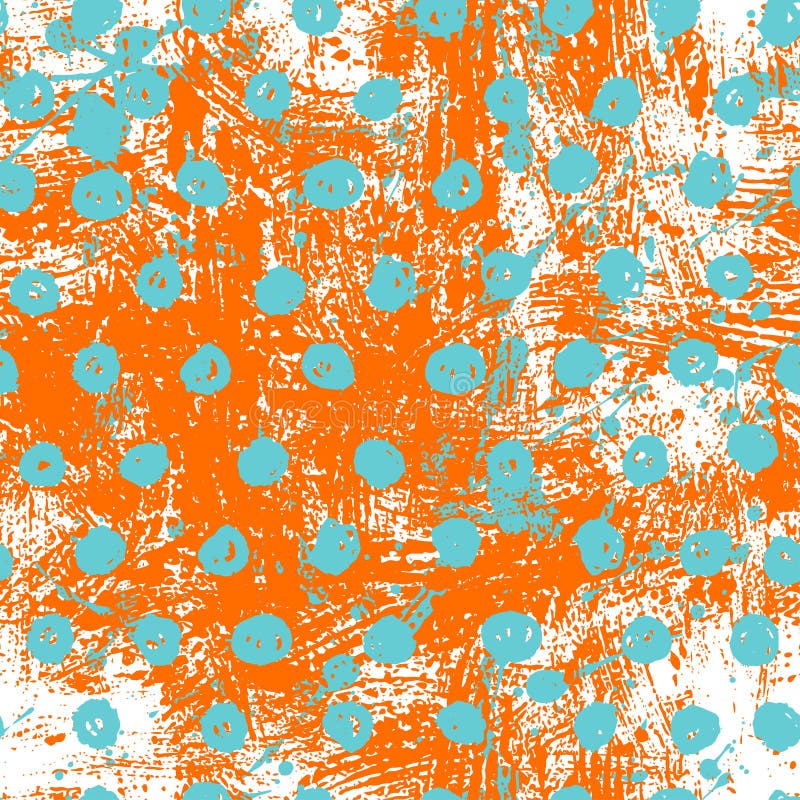 Shabby Polka Dot Seamless Texture Stock Vector - Illustration of retro ...