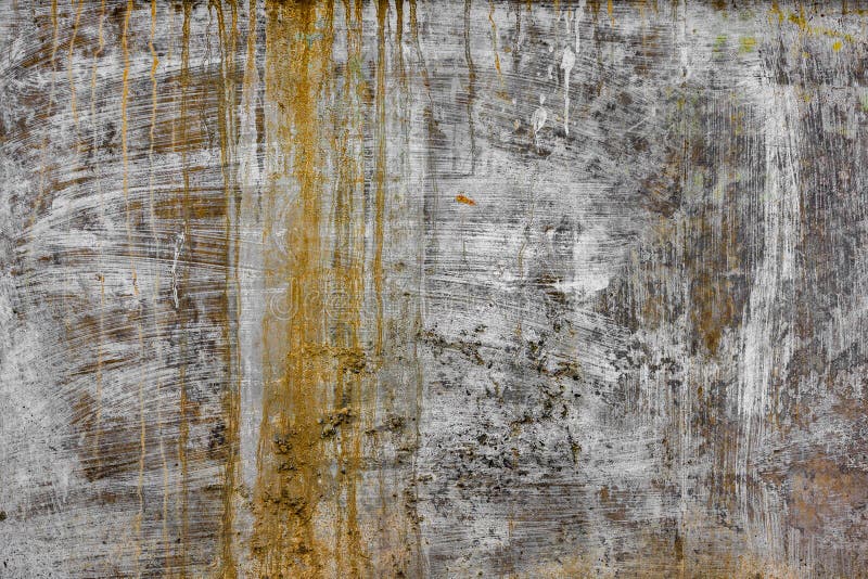 Shabby Texture with White Brush Strokes and Rust Stains Stock Image ...