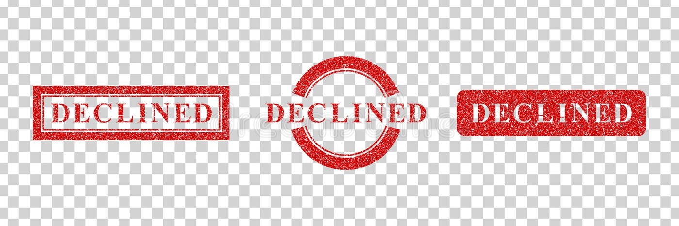 Approved Declined Stamp Stock Illustrations – 122 Approved Declined ...